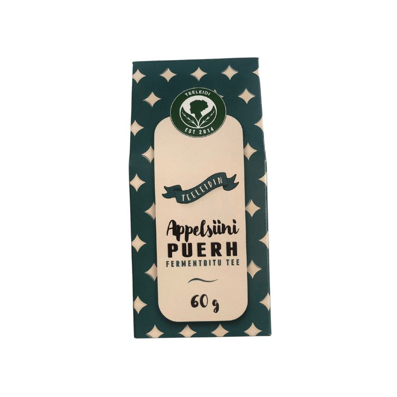 Appelsiini Puerh 60g – Kaurilan Sauna